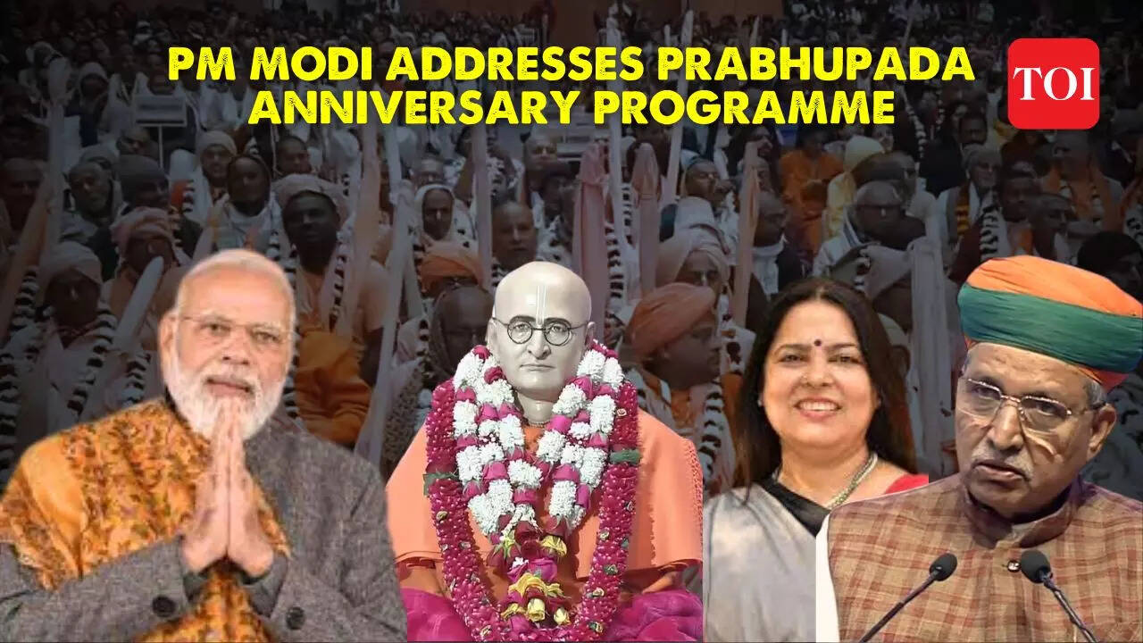 150th anniversary of Srila Prabhupada: PM Modi addresses programme at ...