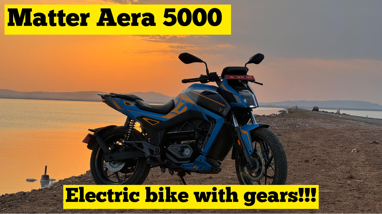 Matter Aera 5000 plus first look India’s first geared electric bike