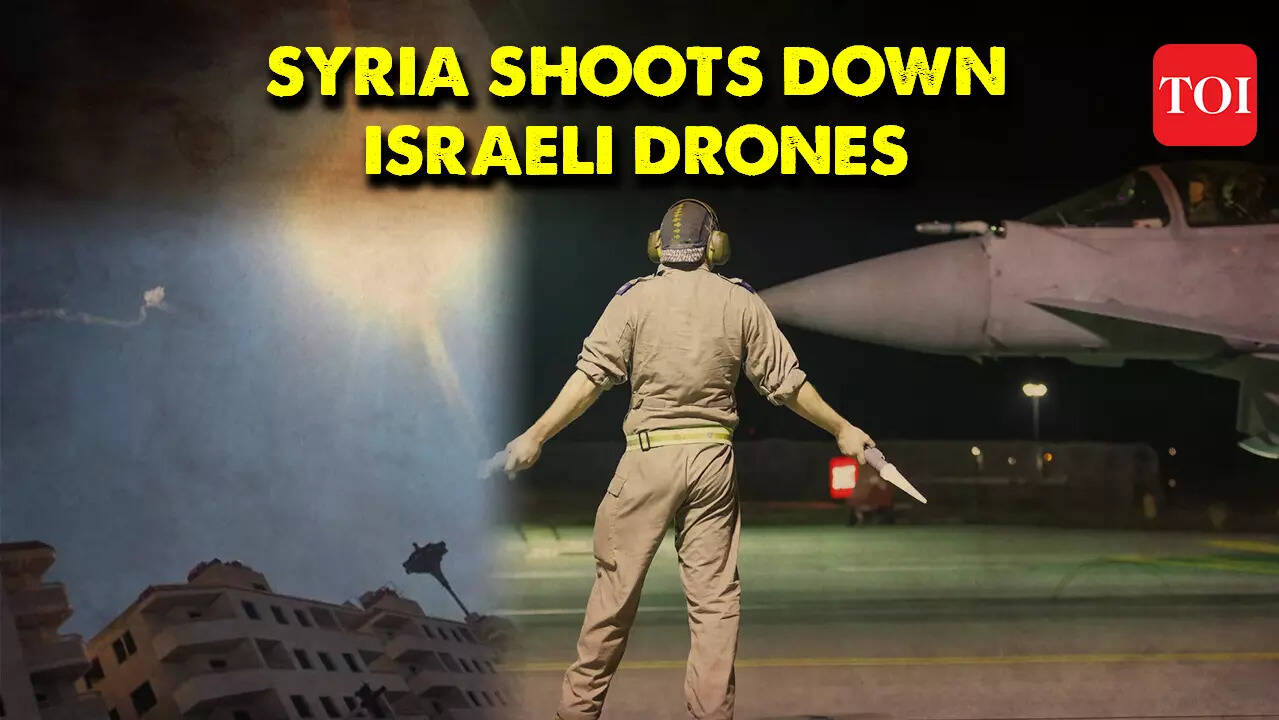Syrian forces intercept and shoot down Israeli drones in bold aerial ...