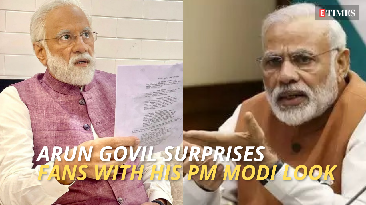 'Ramayan' actor Arun Govil's look as PM Narendra Modi in Yami Gautam ...