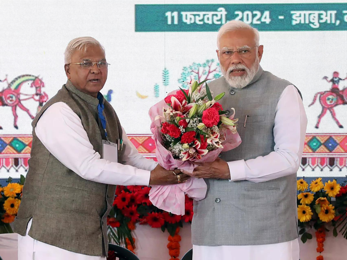 In Pics: PM Modi launches project worth Rs 7.5K, holds roadshow in MP