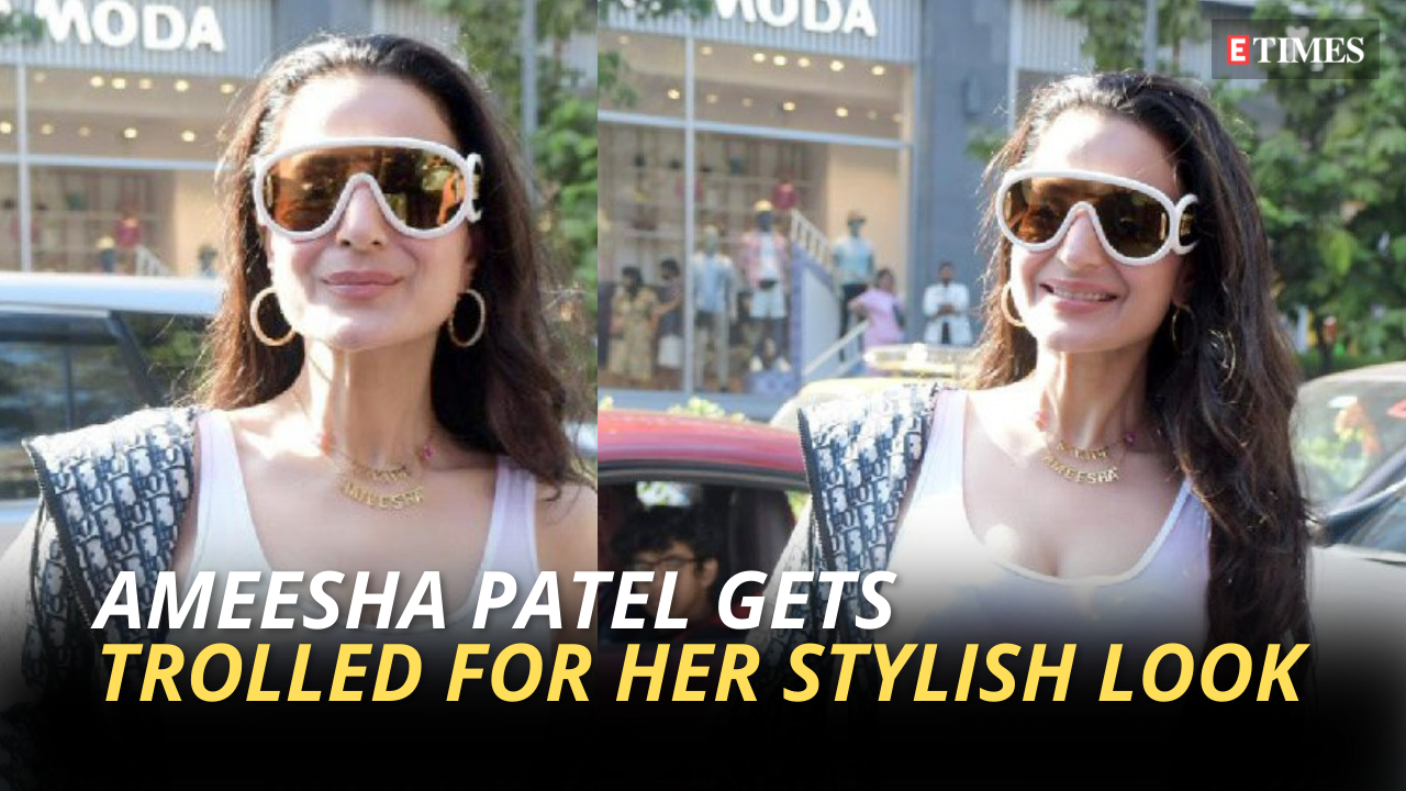 Ameesha Patel exudes uber-cool chic vibes in her stylish avatar ...
