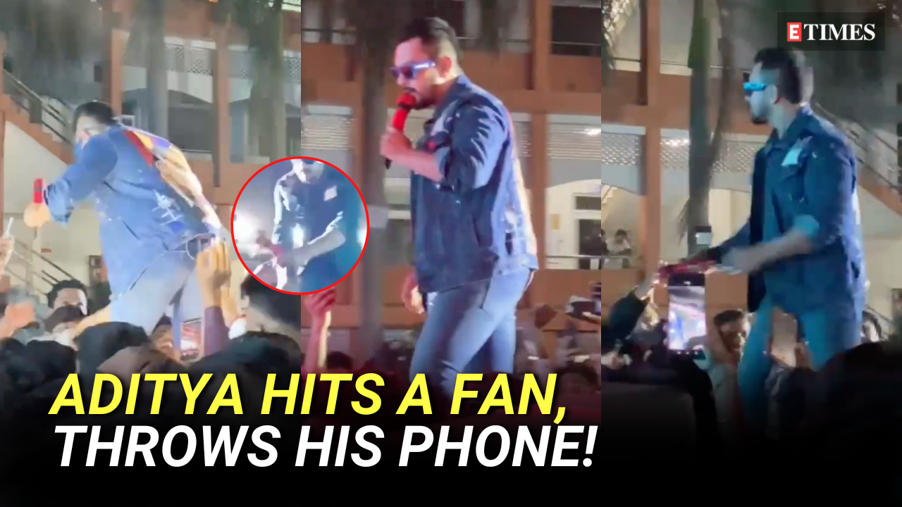 Aditya Narayan's Bhilai concert: Singer hits a fan, later throws away ...