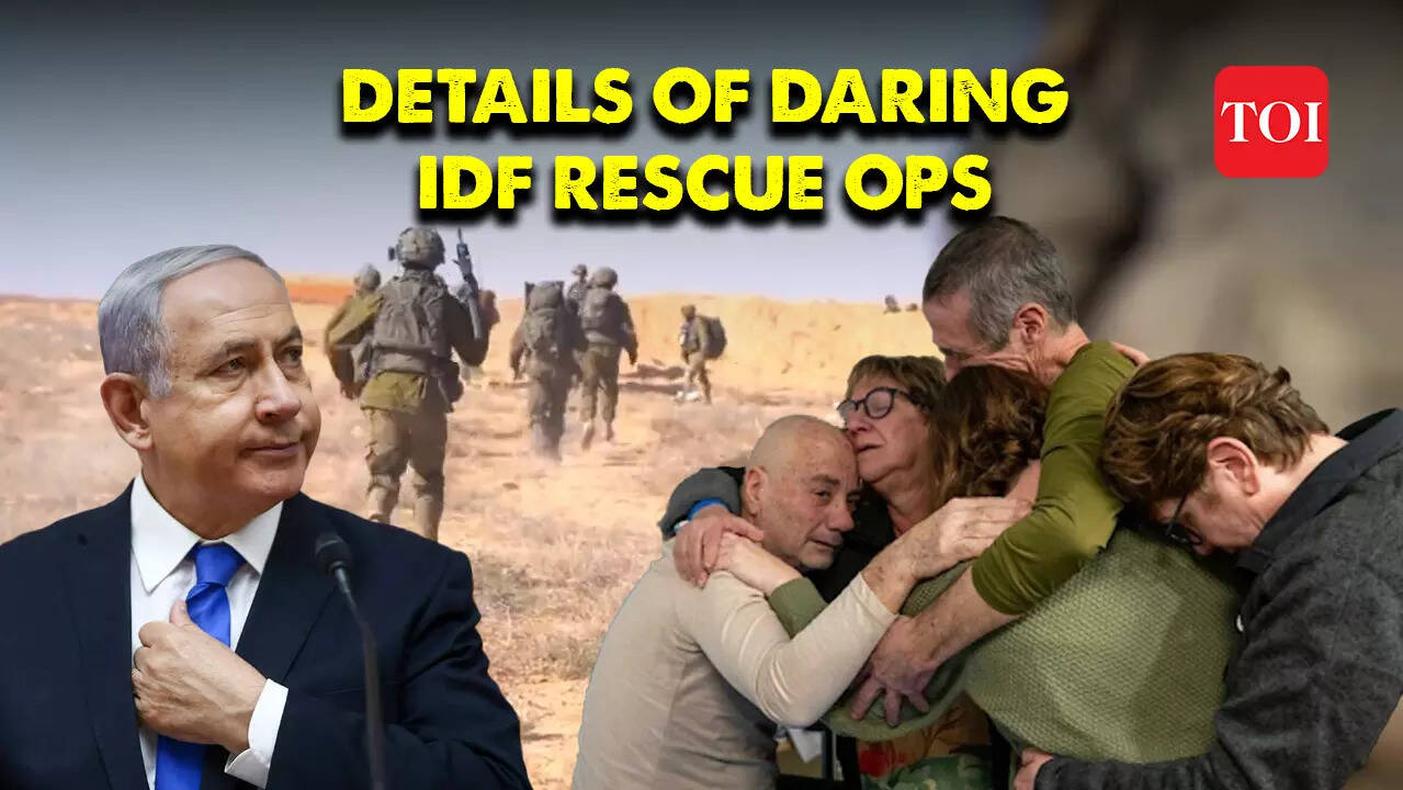 Details emerge surrounding the daring rescue of two Israeli hostages from Gaza