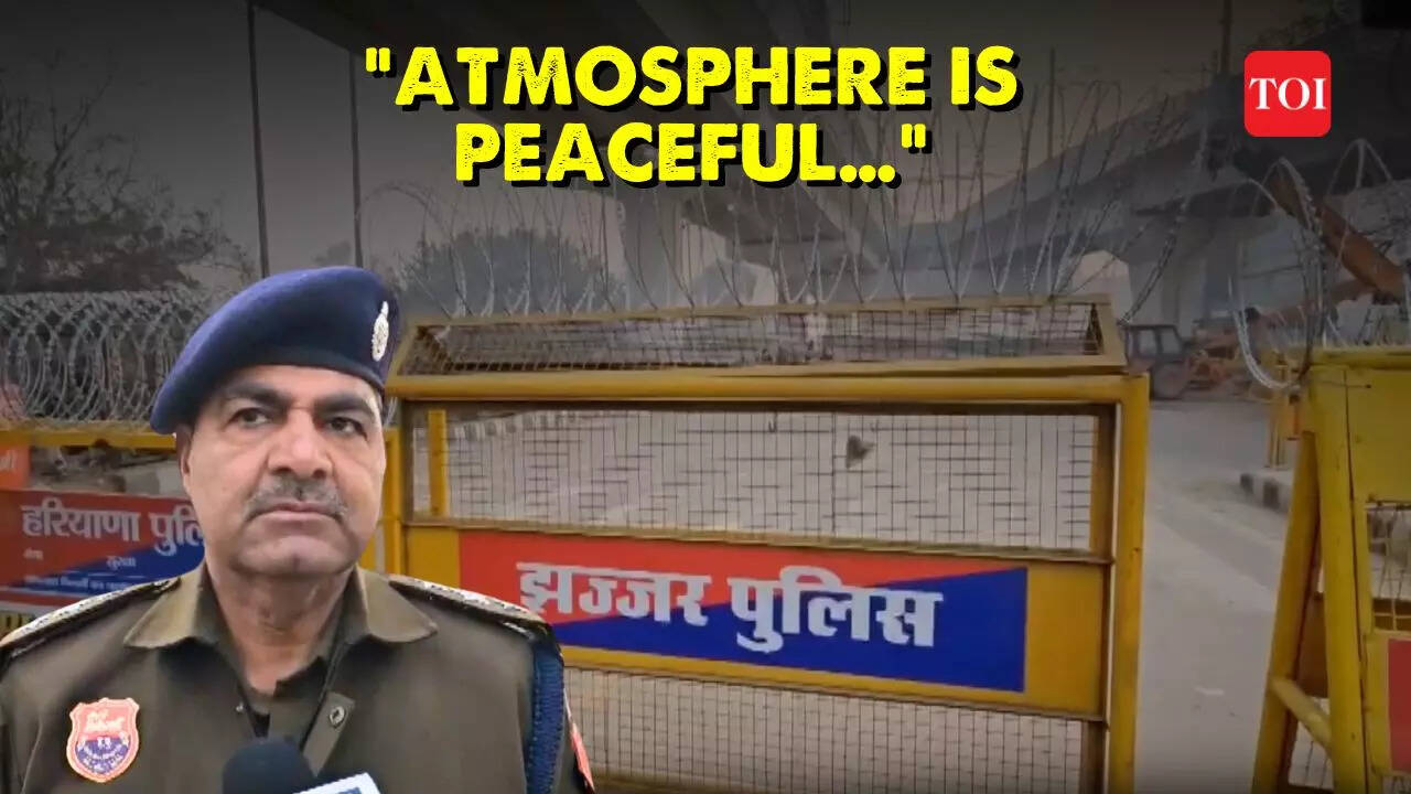 farmers' protest: “Atmosphere is peaceful…” Jhajjar DSP Anil Kumar big ...