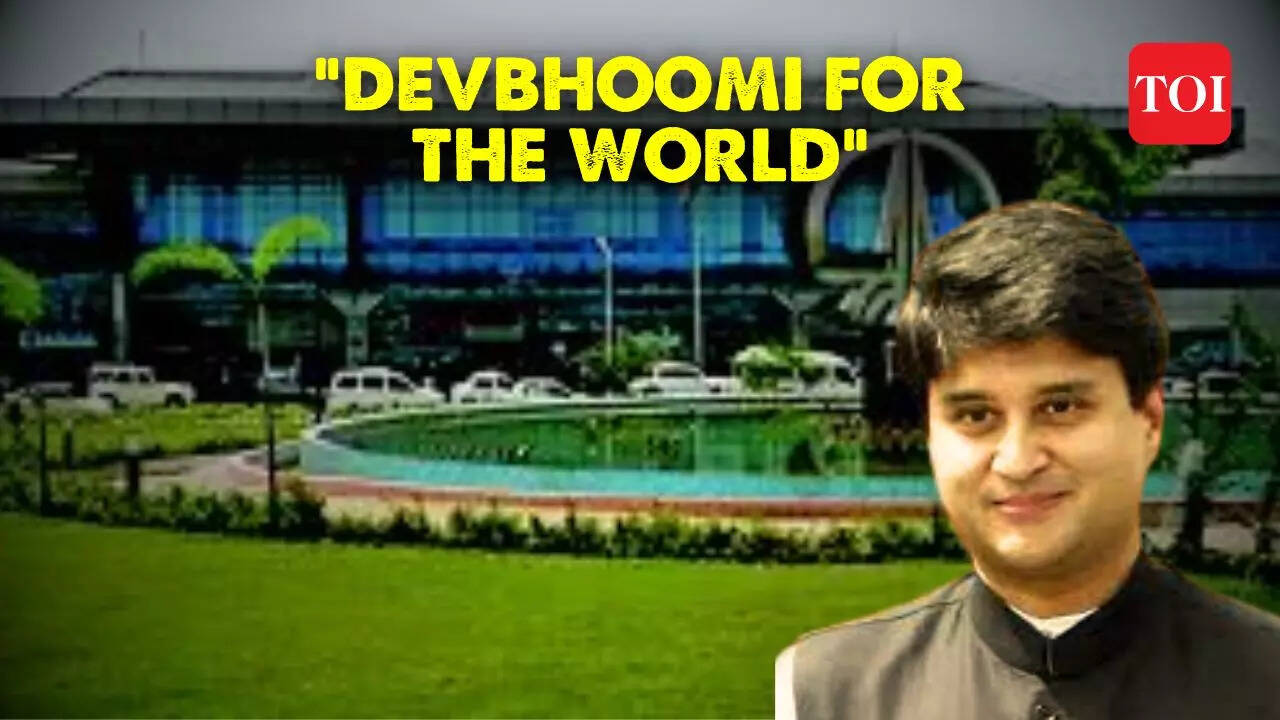 Minister Of Civil Aviation Jyotiraditya Scindia Inaugurates New
