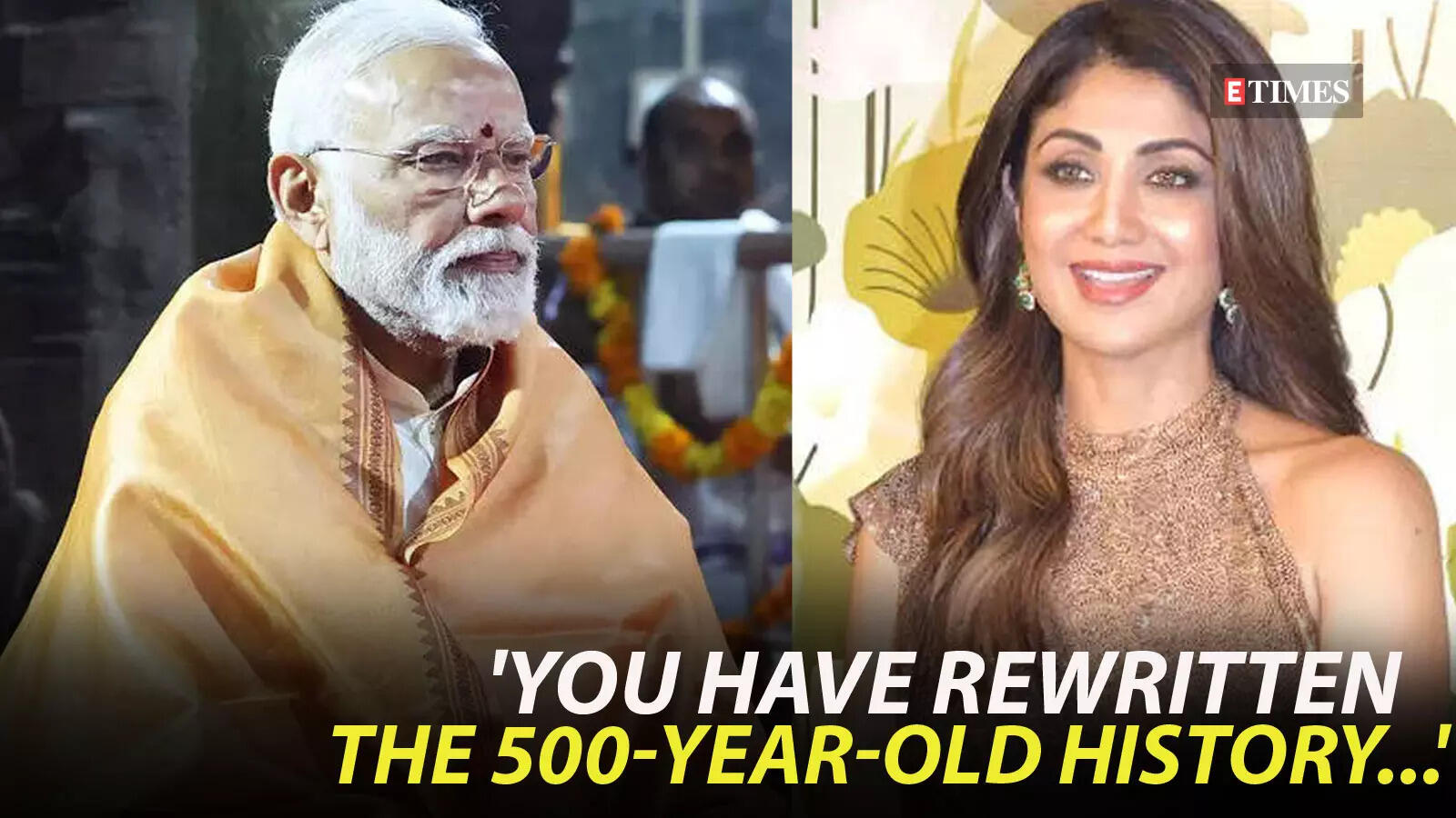 Shilpa Shetty writes a letter to PM Narendra Modi: 'Your name will ...