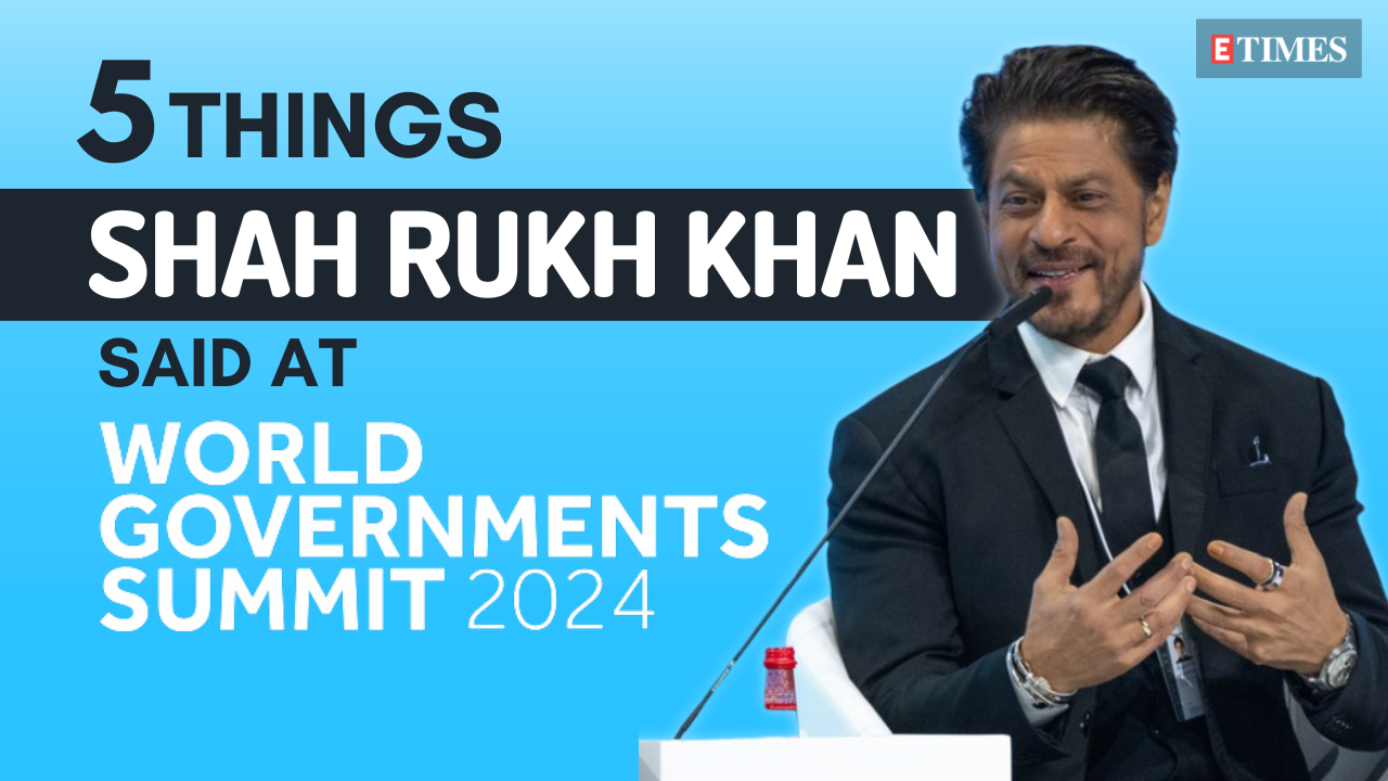 Shah Rukh Khan: 5 takeaways from his electrifying World Government Summit interview