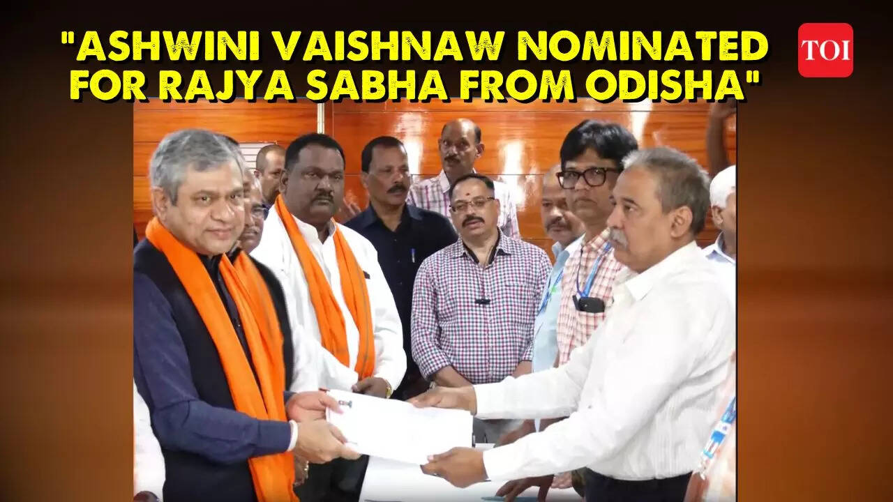 Ashwini Vaishnaw: Ashwini Vaishnaw files nomination for RS Poll from Odisha