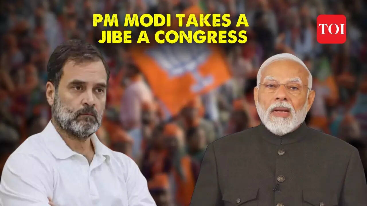 PM Narendra Modi attacks Congress: Corrupt party, India has opportunity ...