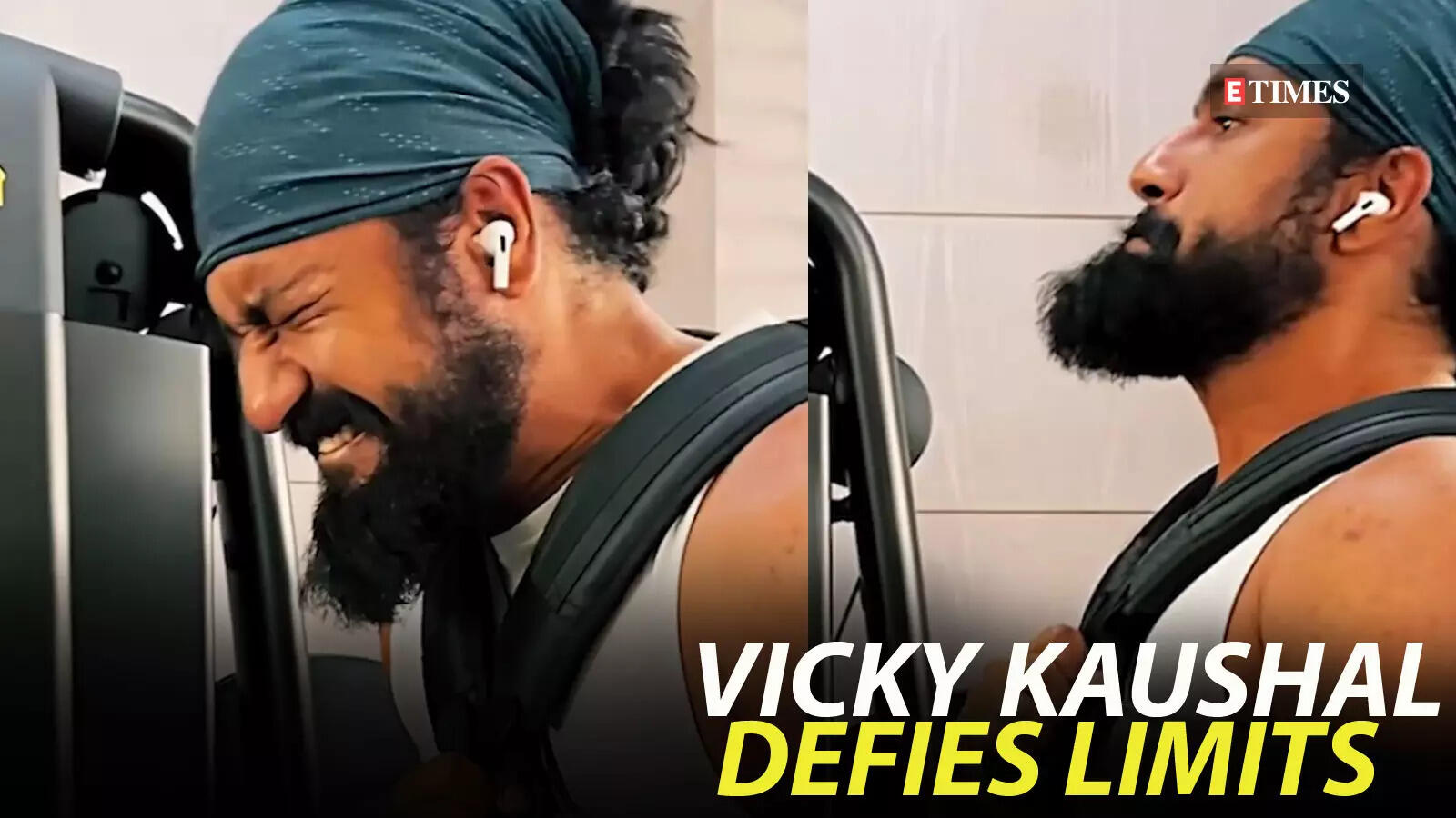 Vicky Kaushal inspires with intense workout despite fractured arm Vicky Kaushal inspires with intense workout despite fractured arm