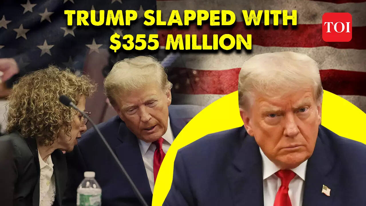 Former US president Donald Trump ordered to pay nearly $355 million ...
