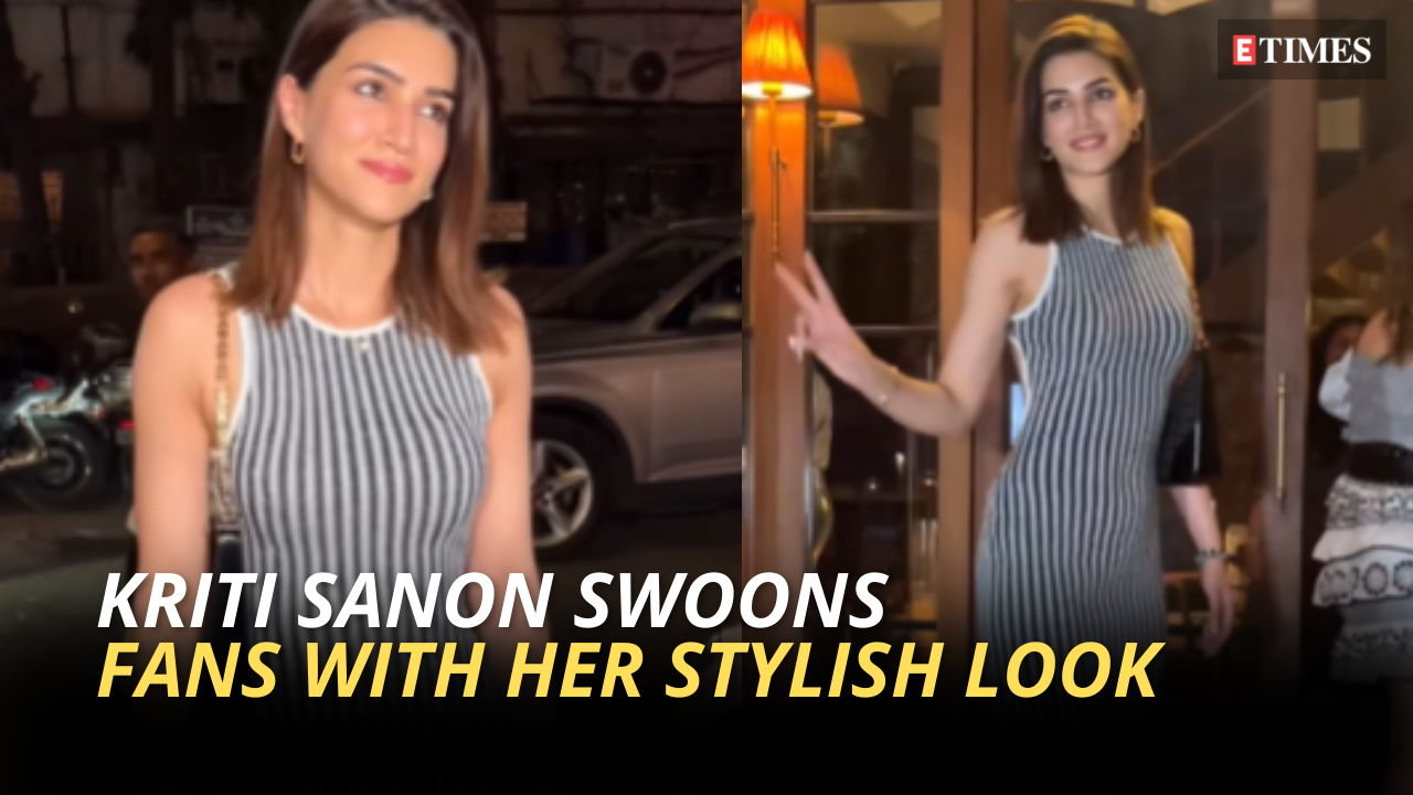 Kriti Sanon wins the internet as she steps out in an elegant backless ...