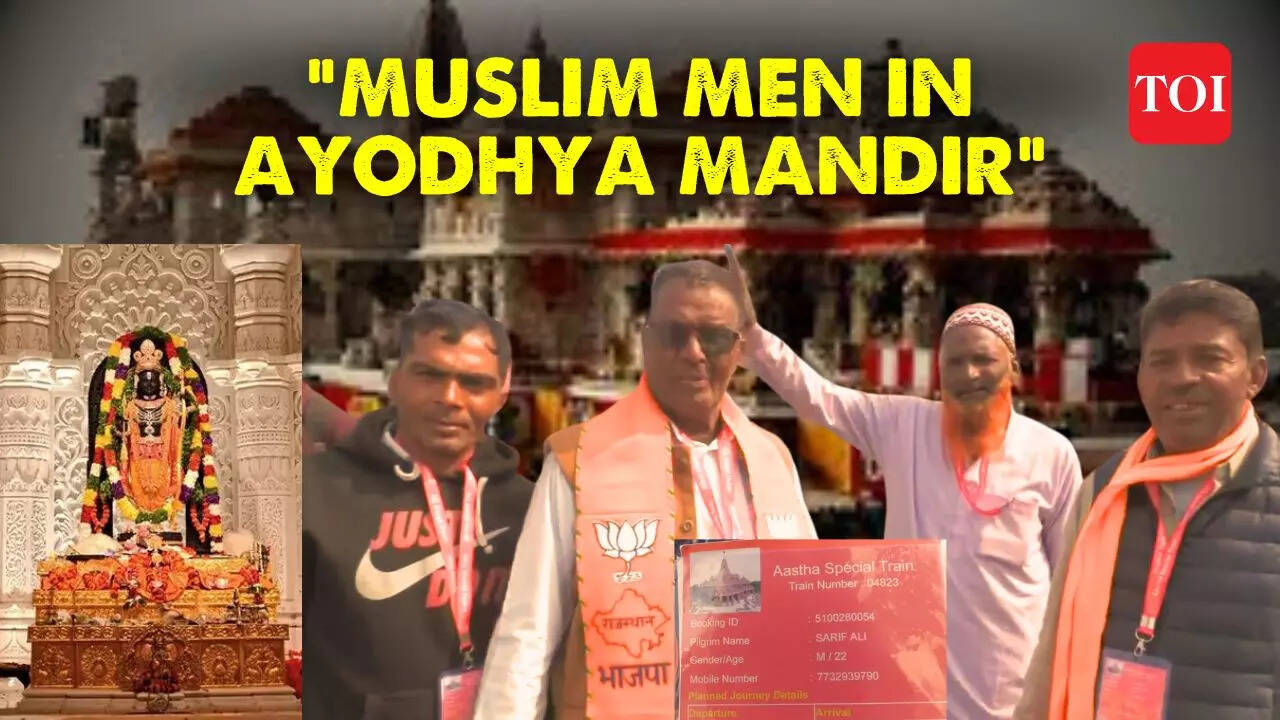 Ayodhya: Four Muslim men from Rajasthan's Nagaur district arrived at ...