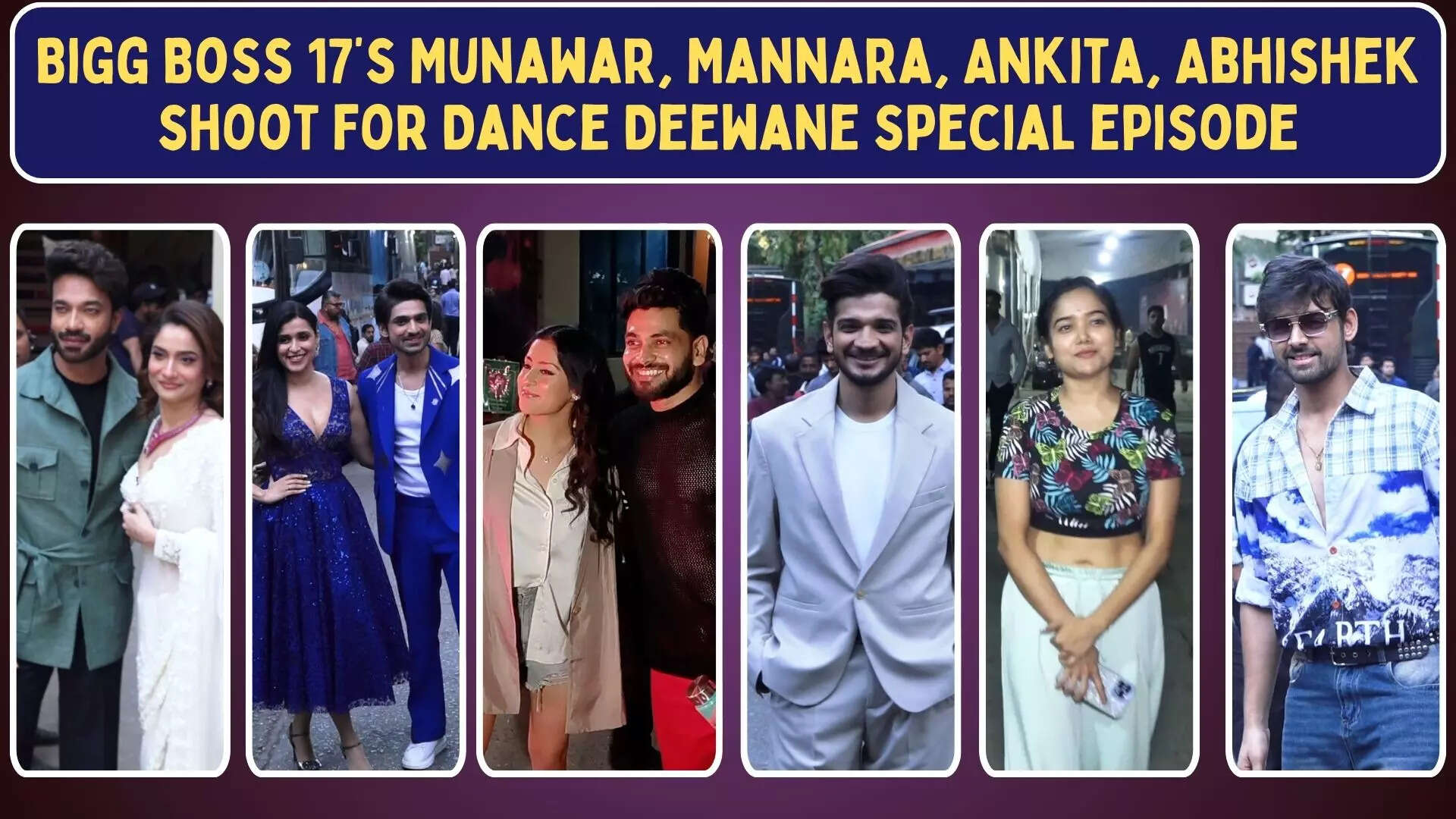Ankita Lokhande, Munawar Faruqui and other BB17 contestants spotted on ...