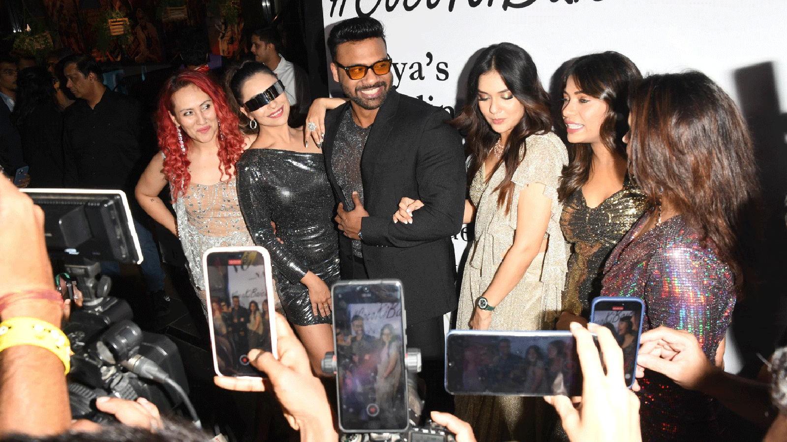 Eijaz Khan, Nikki Tamboli, Sachin Shroff attend Divya Agarwal and ...