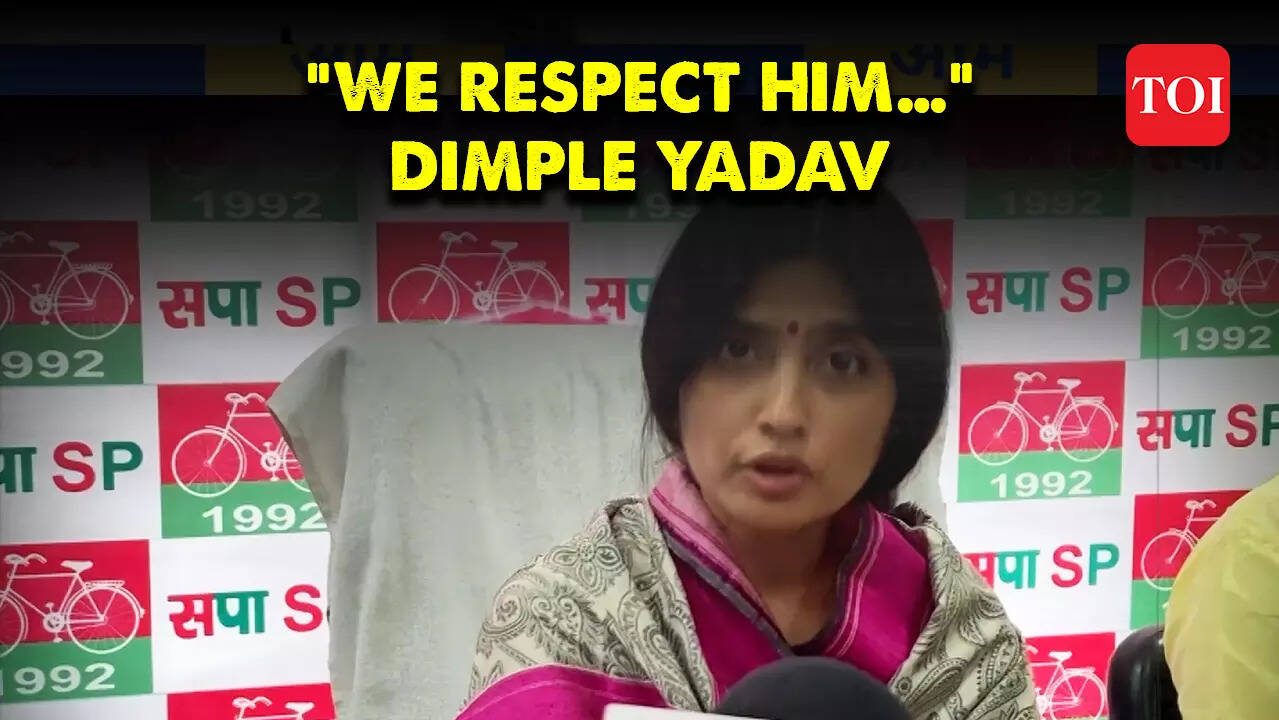 “We respect him…” Dimple Yadav on Swami Prasad Maurya’s resignation from Samajwadi Party