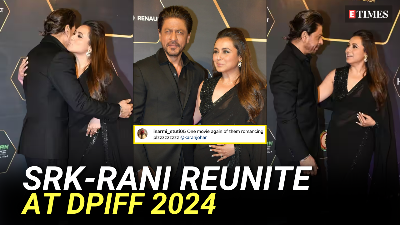 When Shah Rukh Khan met Rani Mukerji at Dadasaheb Phalke International ...