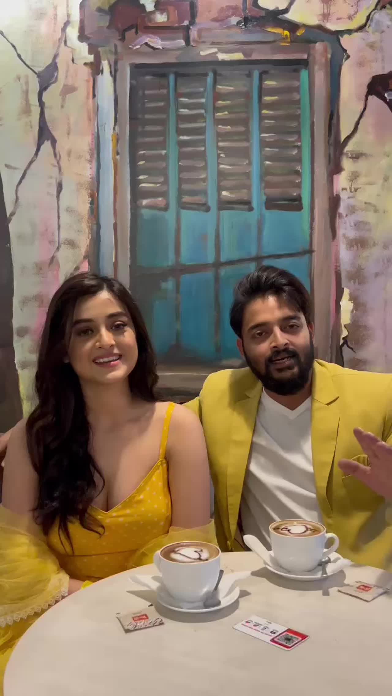 Darshana Banik and Saurav Das wishes everyone a happy Valentine's Day