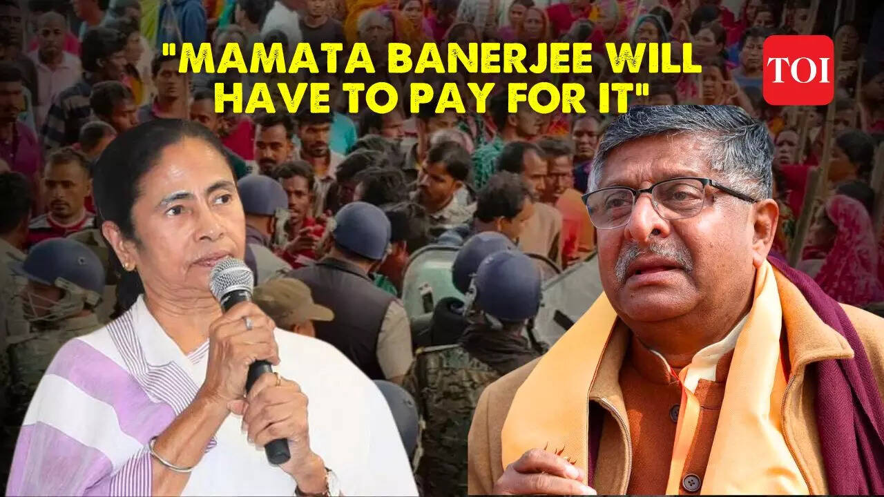 BJP leader RS Prasad strongly criticises West Bengal CM Mamata Banerjee over Sandeshkhali row ...