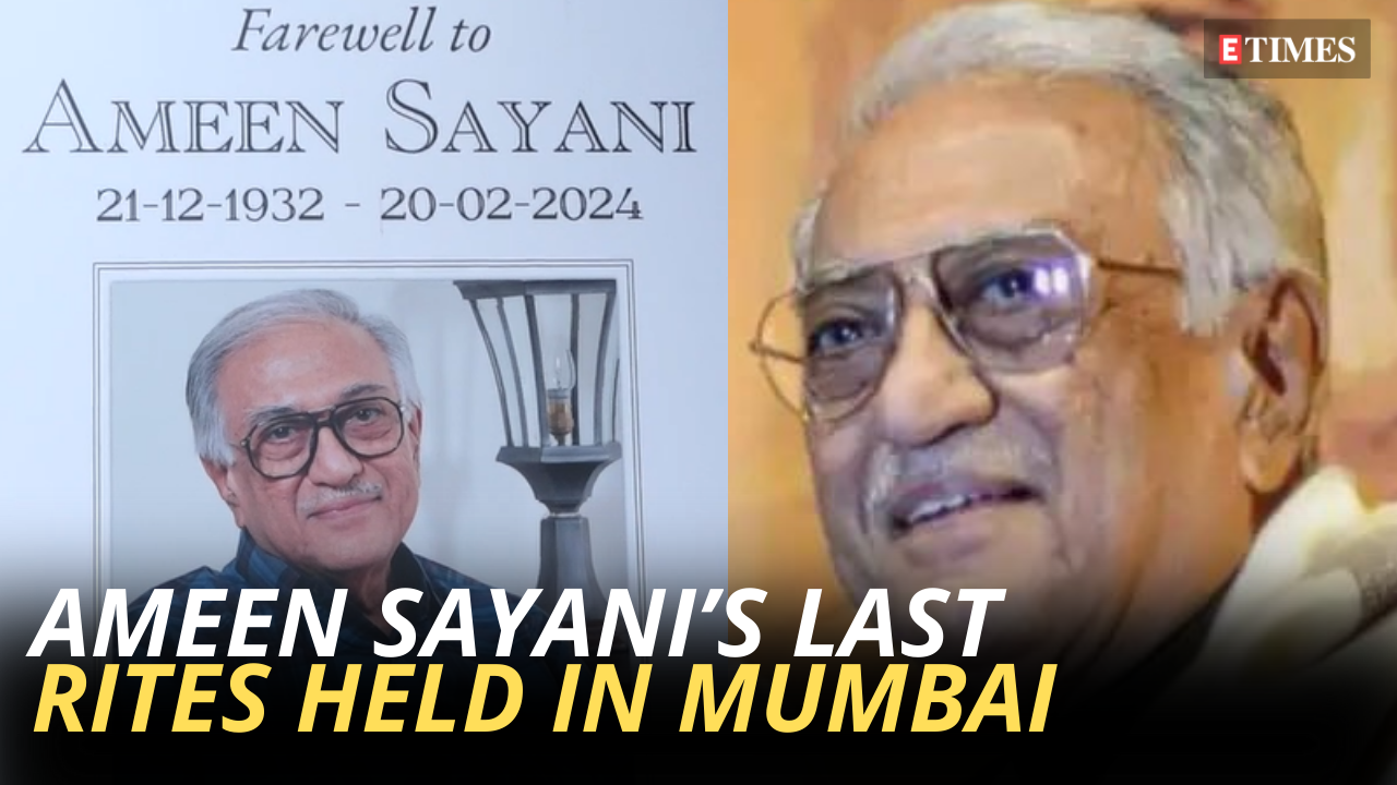 Ameen Sayani's last rites: Son Rajil Sayani says his father was 'very ...