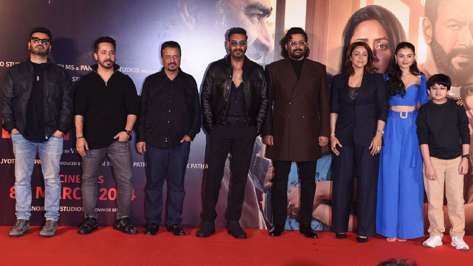 Ajay Devgn, R Madhavan and Jyotika attend the trailer launch of Shaitaan