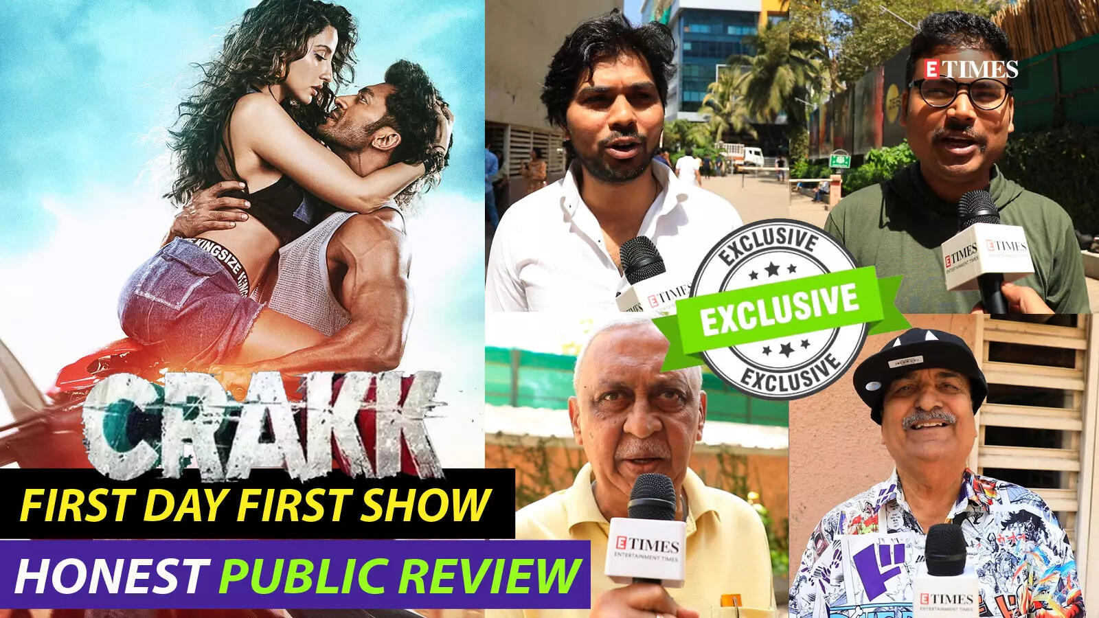 Public Review of 'Crakk' | Vidyut Jammwal, Arjun Rampal, Nora Fatehi ...
