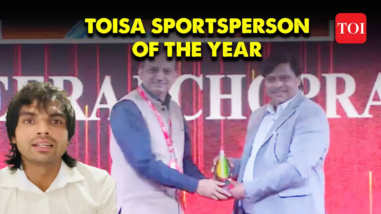 TOISA 2023: Neeraj Chopra wins Sportsperson of the Year Award, sends special video message