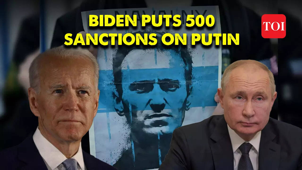 Biden announces more than 500 new sanctions on Russia after Navalny’s death