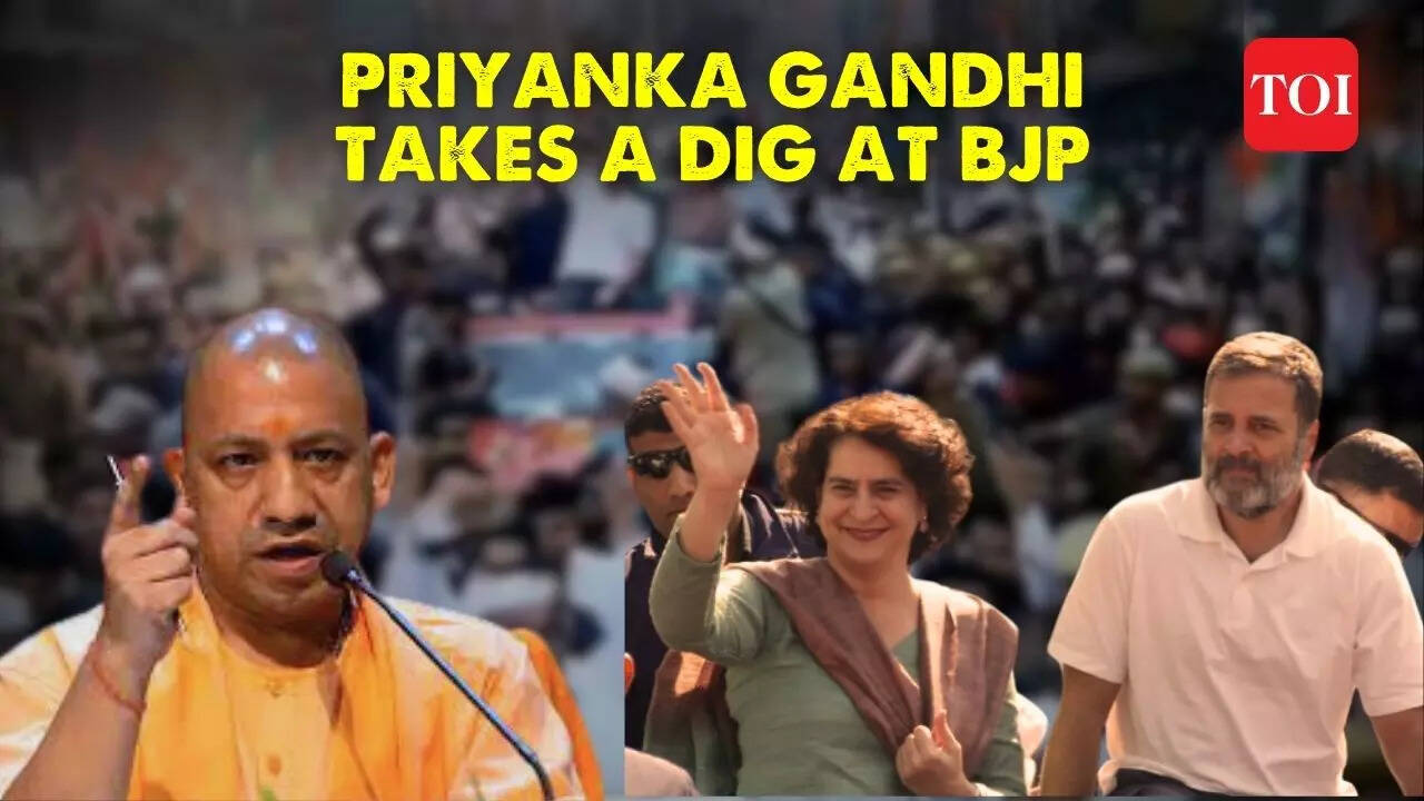 Priyanka Gandhi joins Bharat Jodo Nyay Yatra in Uttar Pradesh; slams BJP over paperleaks ...