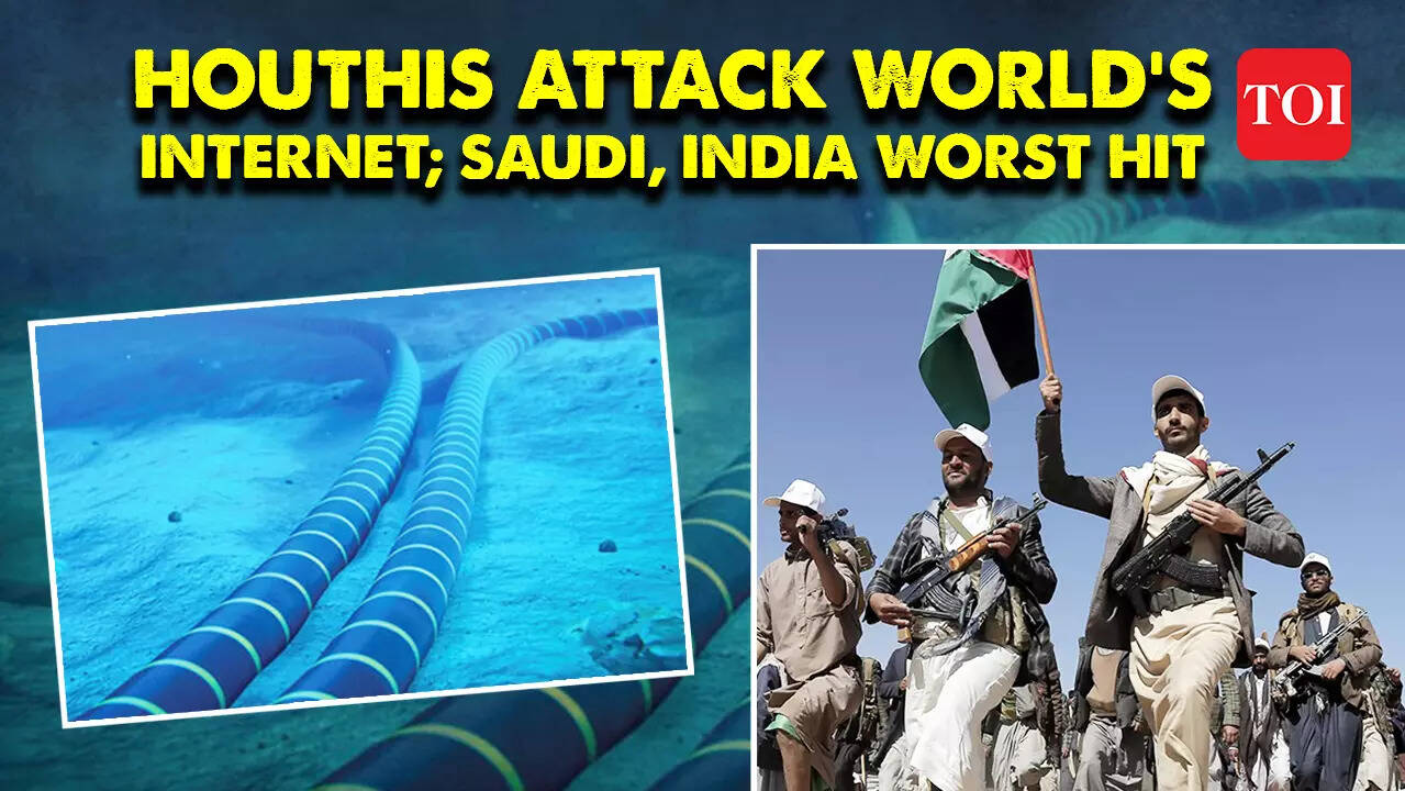 Houthi militants damage subsea cables linking Europe to Asia
