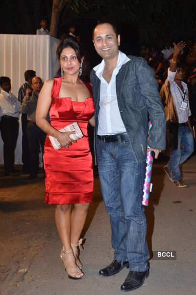 Shefali and Vipul Shah during Boman Irani son Danesh's wedding reception