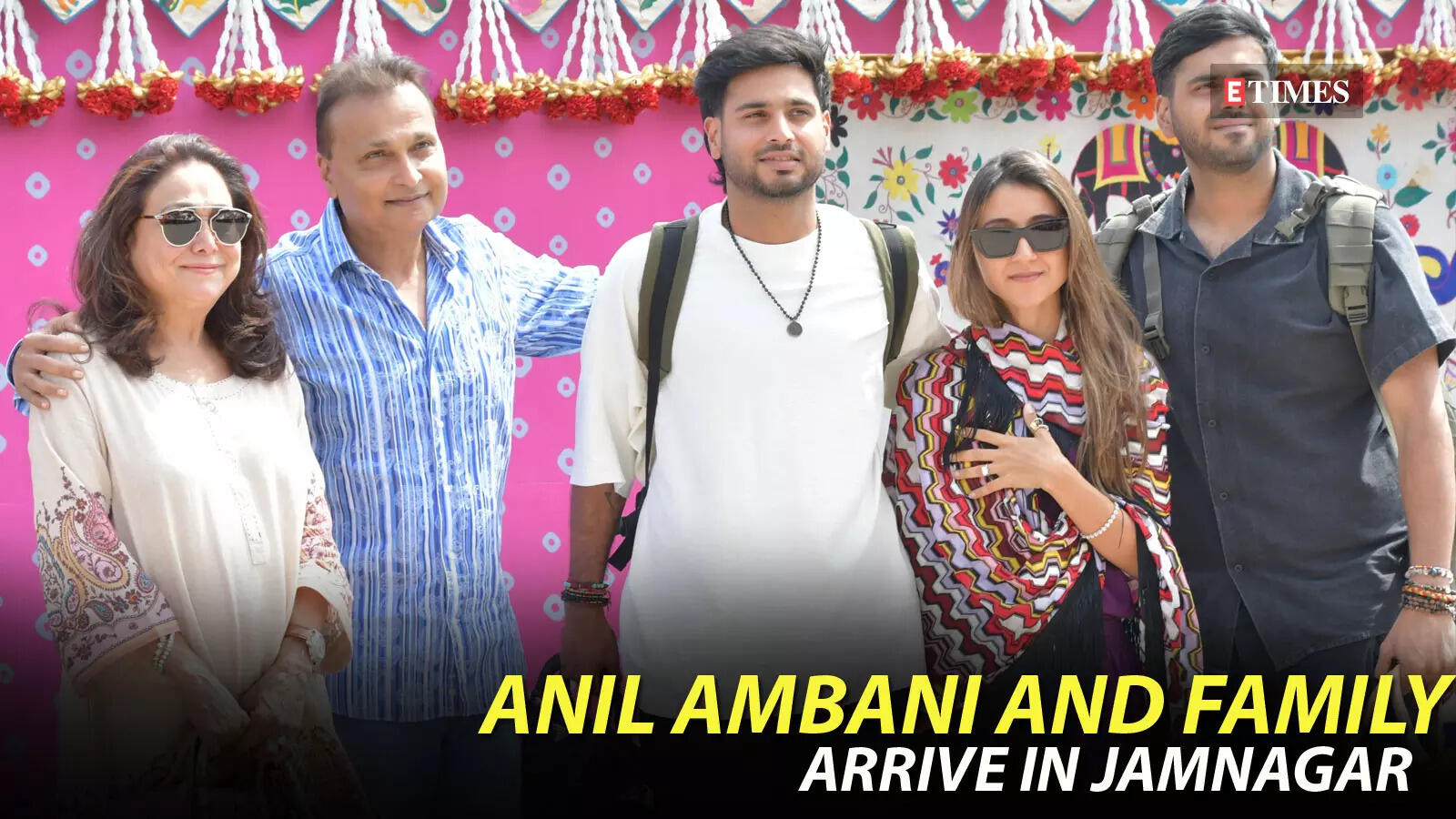 Anil Ambani lands in Jamnagar for nephew Anant Ambani's pre-wedding fiesta