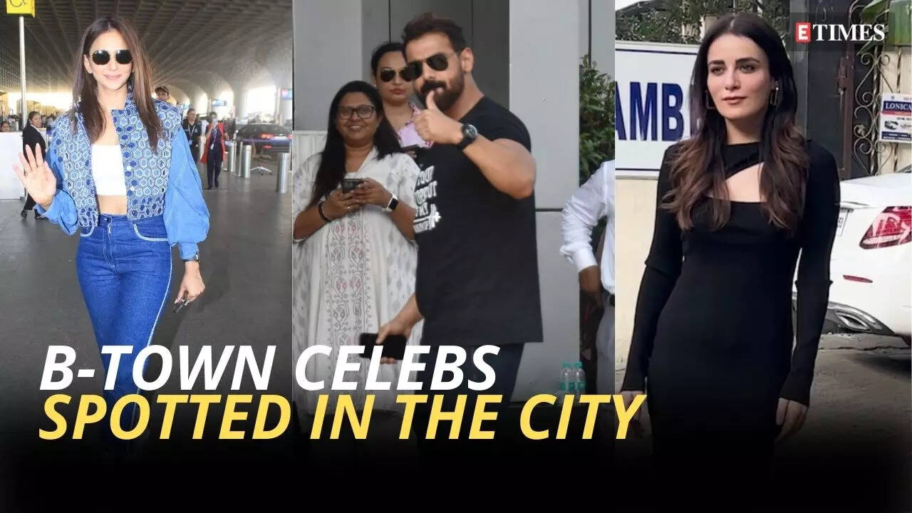 #CelebrityEvenings: From John Abraham to Rakul Preet Singh, B-Town ...