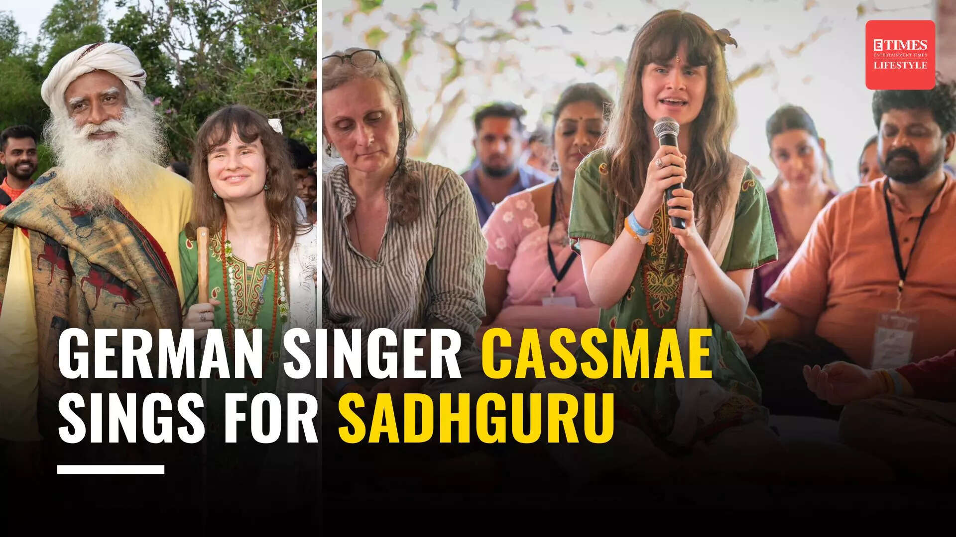 Visually impaired German singer CassMae visits India; sings "Nirvana ...