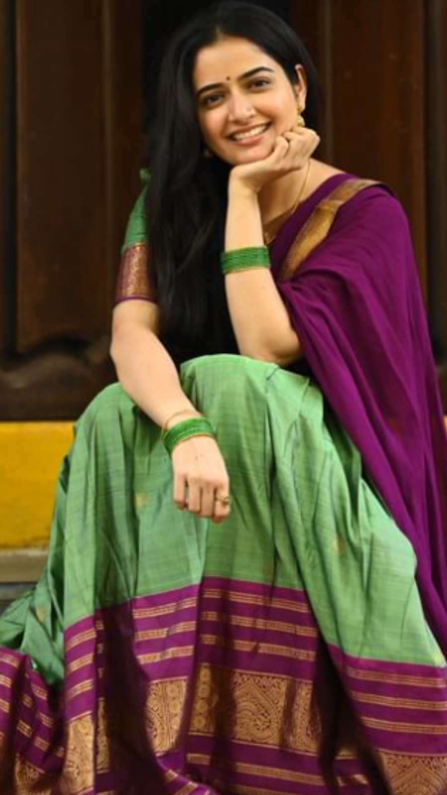 Ashika Ranganath celebrates traditional beauty | The Times of India