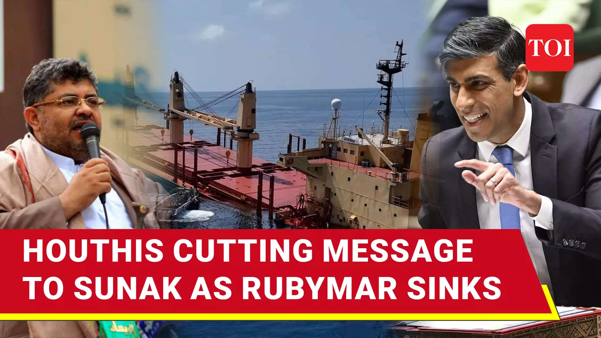British PM Rishi Sunak held 'responsible' for the sinking of Rubymar ...