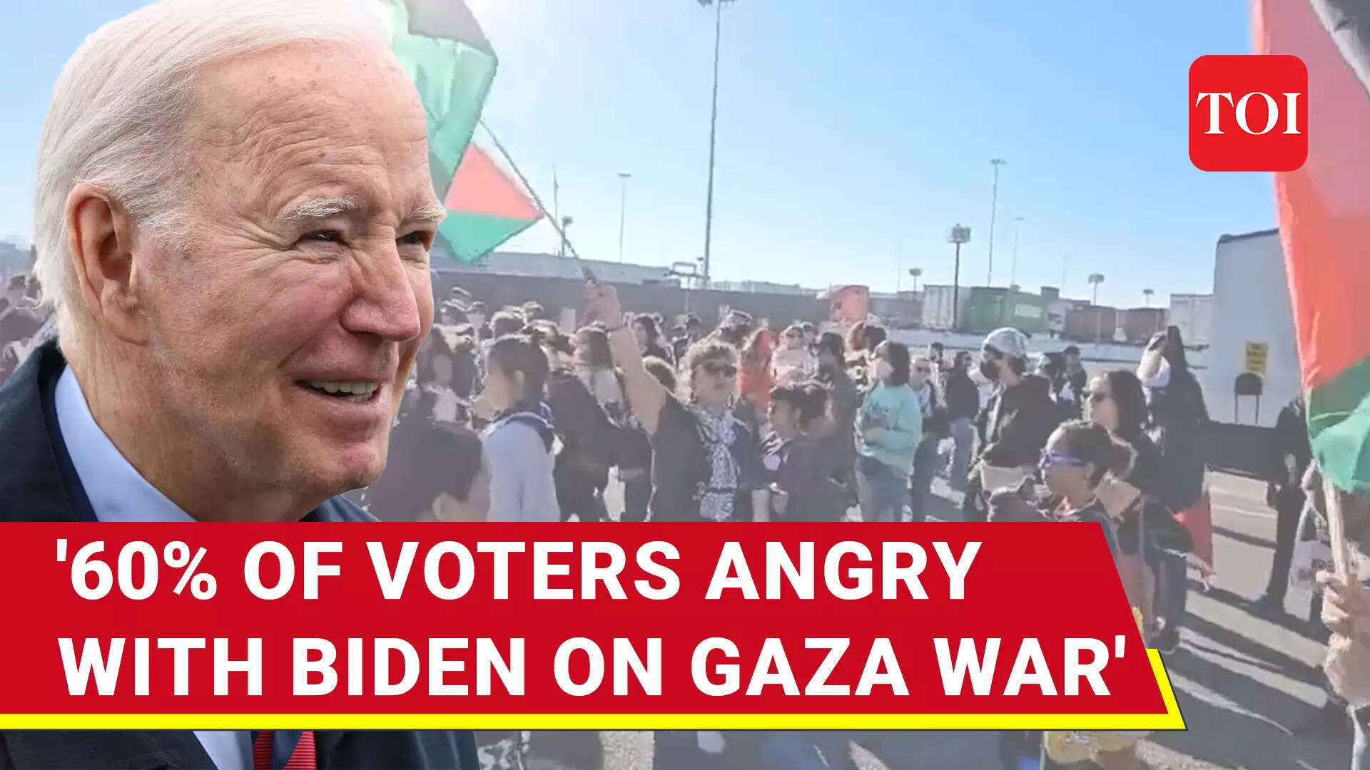 New poll shows young Americans angry over President Joe Biden's Gaza ...