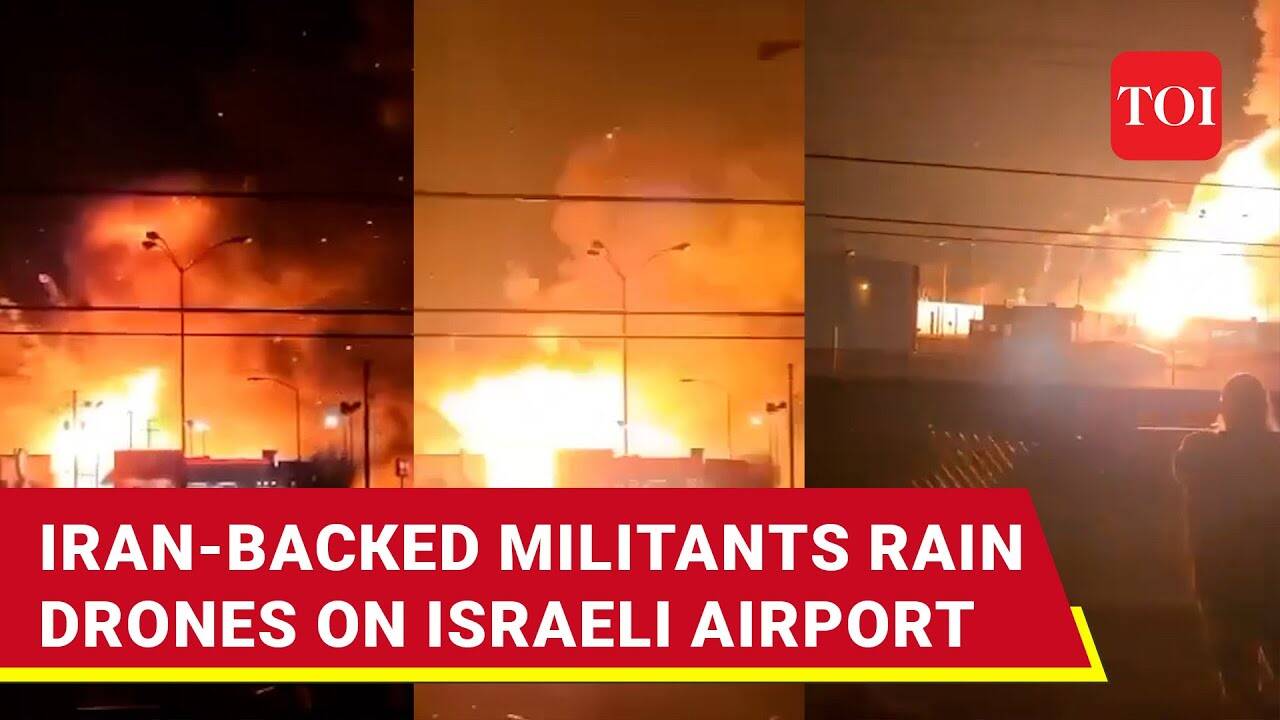 Drones Hit Haifa Airport Power Plant; Iraq Militants Launch 2nd Attack ...