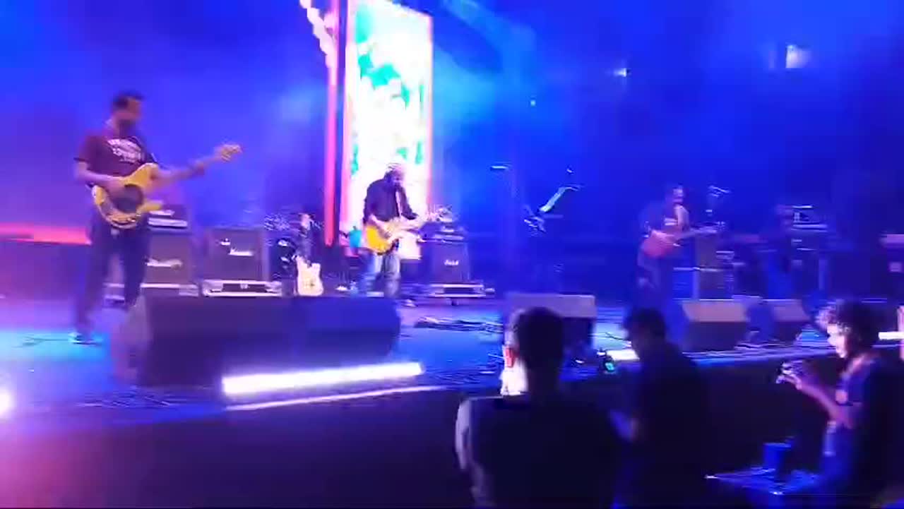 Singer James performs in Kolkata