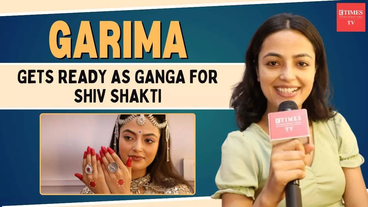 Garima Verma’s divine look of ‘Ganga’ in Shiv Shakti; A look at how the actress gets ready
