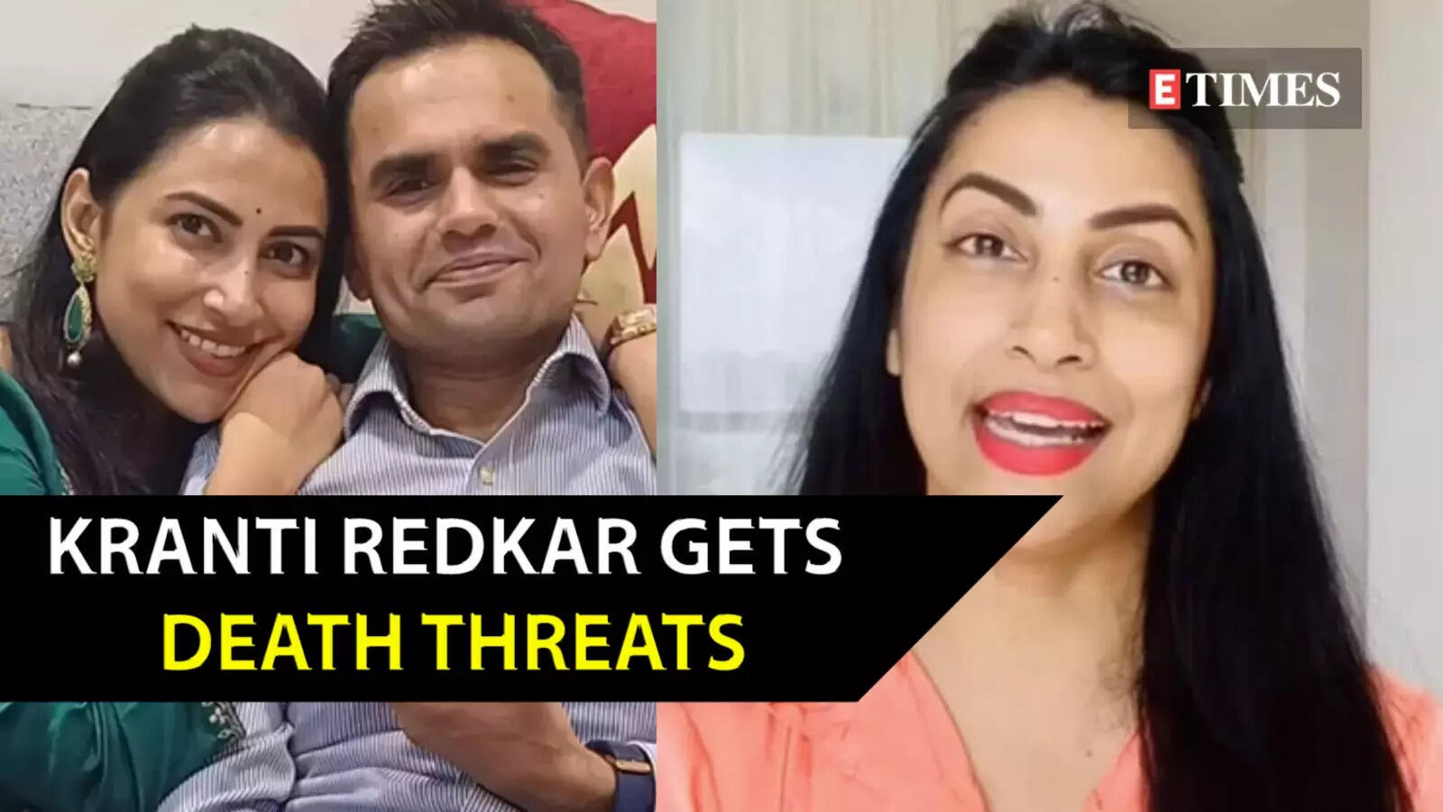 Former NCB zonal director Sameer Wankhede's actress-wife Kranti Redkar ...