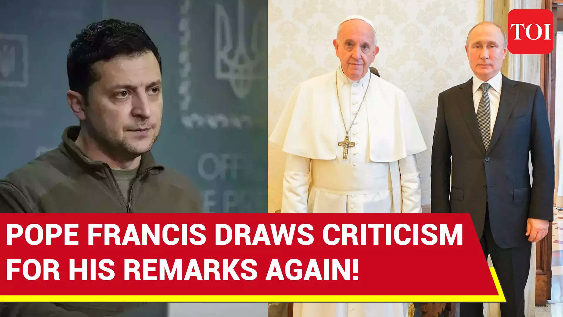 Is Pope pitching for Russia? Pope Francis says Ukraine should have the ...