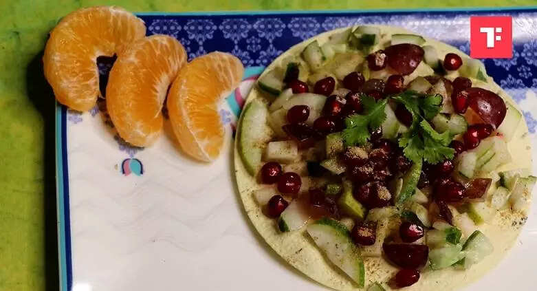 Watch: How to make Fruit Papad Chaat - Times Food