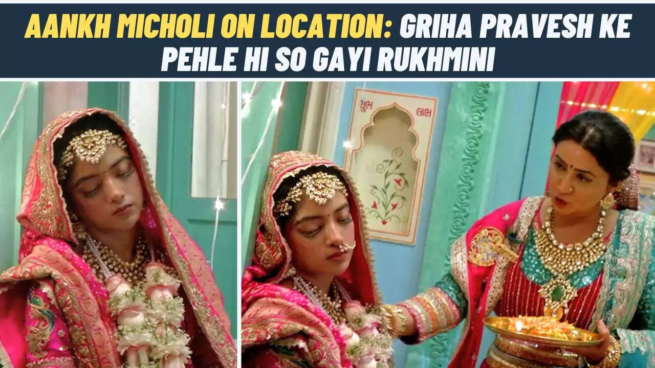 Aankh Micholi on location: Kesar Baa SLAMS Rukhmini for being a 'LAZY BAHU'
