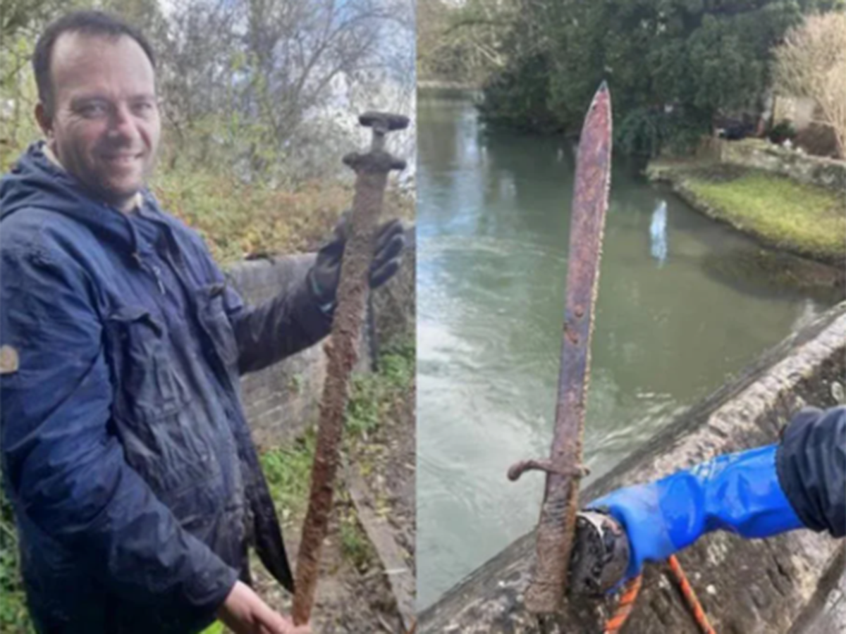 The uniqueness of 1,000-year-old Viking Sword discovered from river