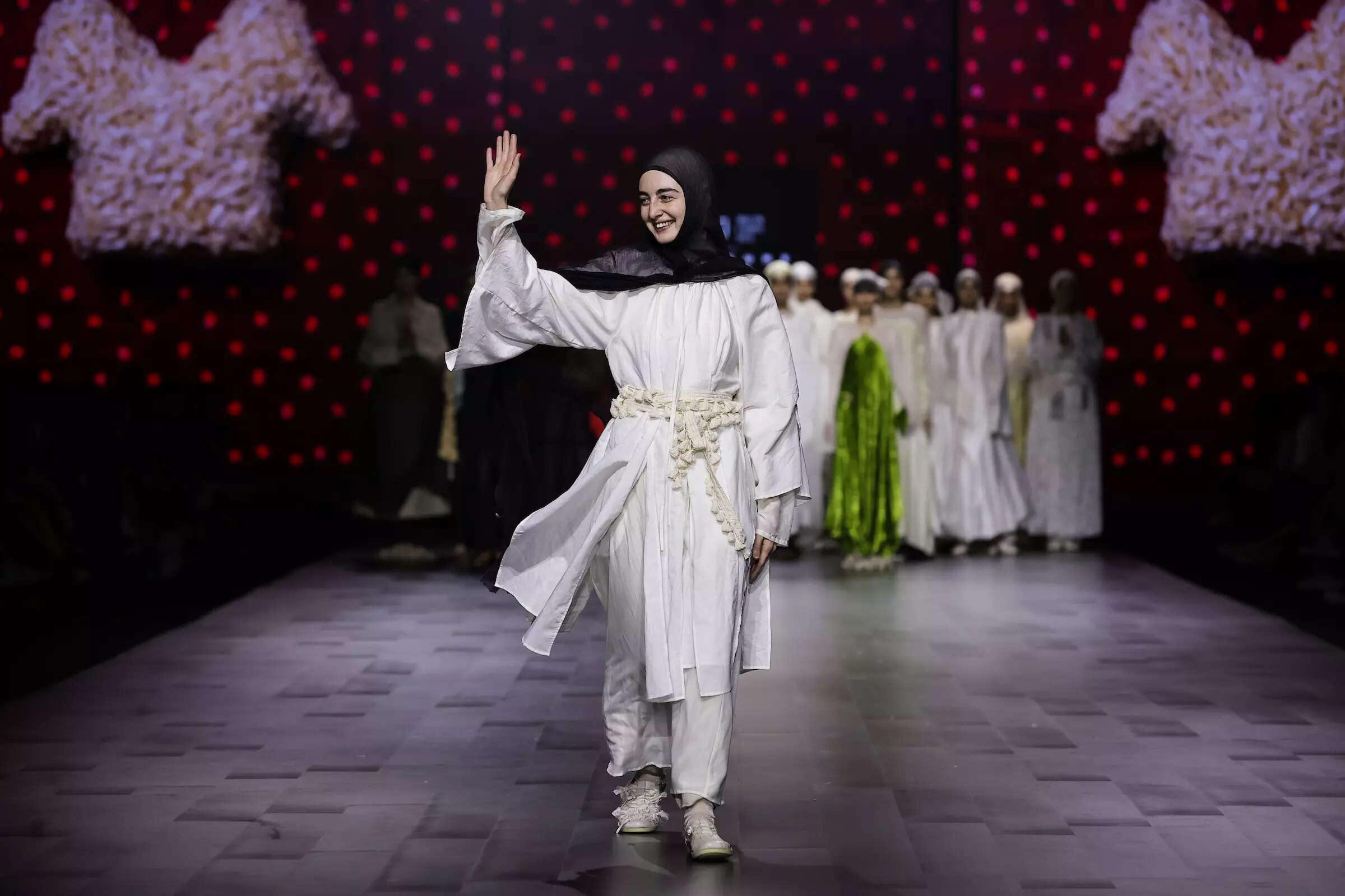 Hijab-wearing designer from Russia makes waves at Lakme Fashion Week