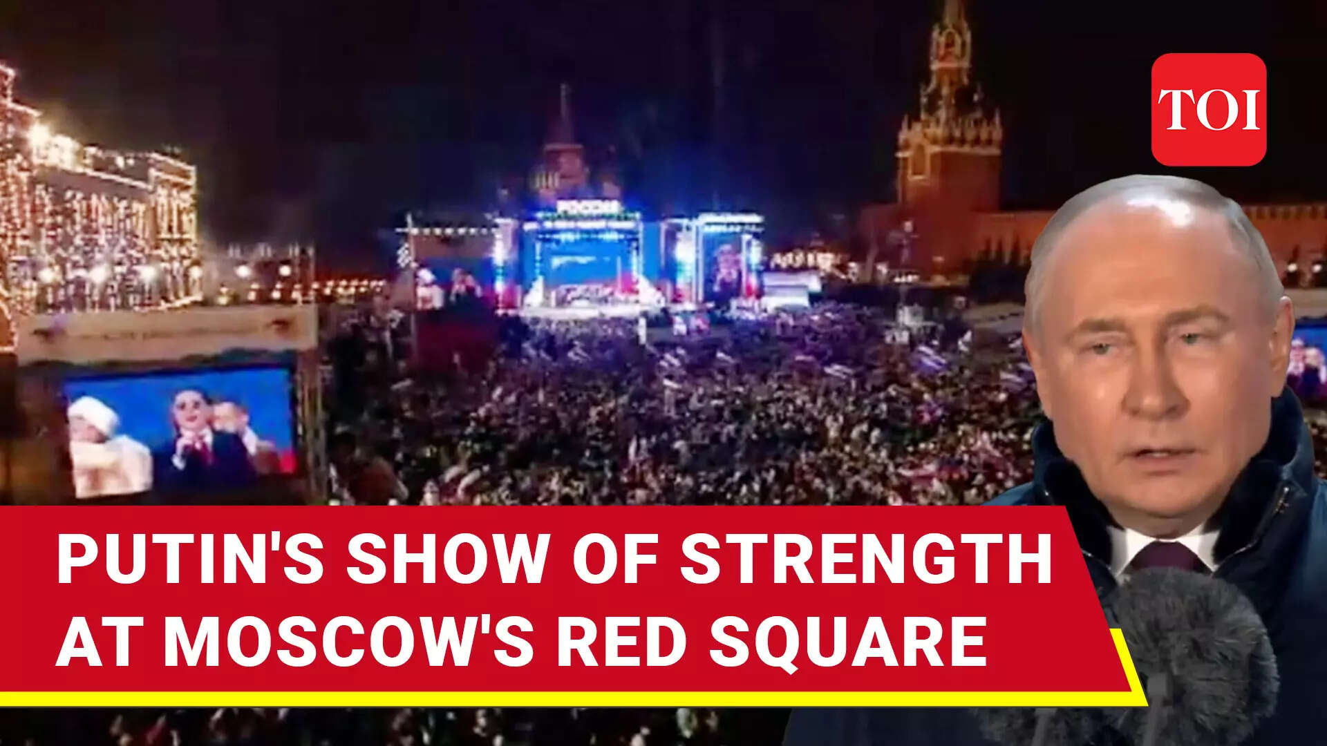 Watch: Putin's first address at Red Square after emphatic election win ...