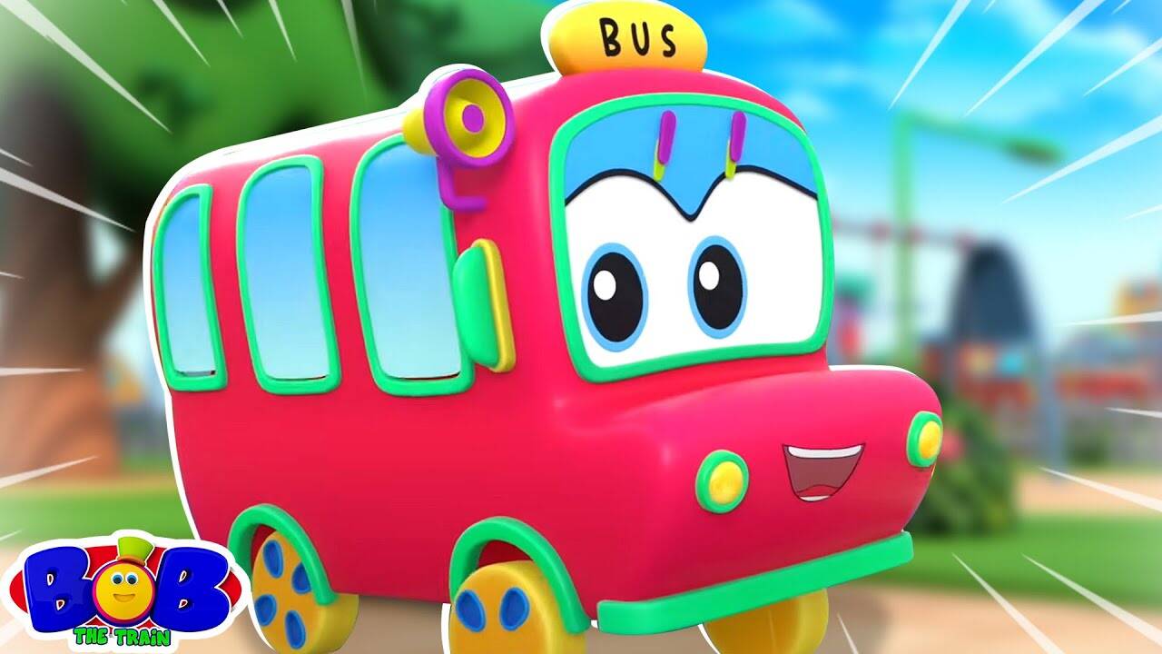Nursery Rhymes in English: Children Video Song in English 'Wheels on ...