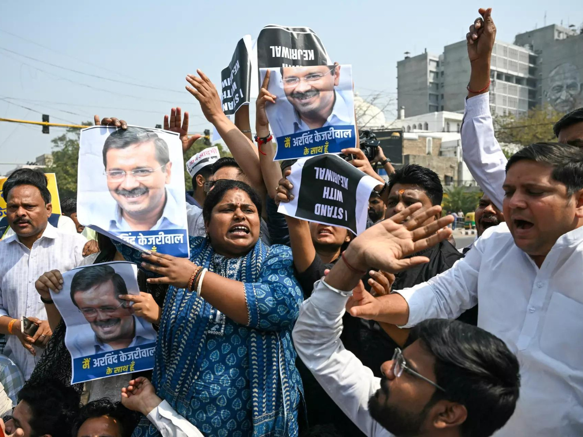 ED arrests Delhi CM Arvind Kejriwal: Several detained, security beefed ...